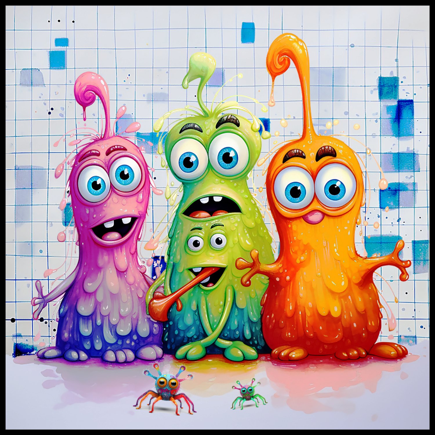 Solve Blobs 31 jigsaw puzzle online with 100 pieces