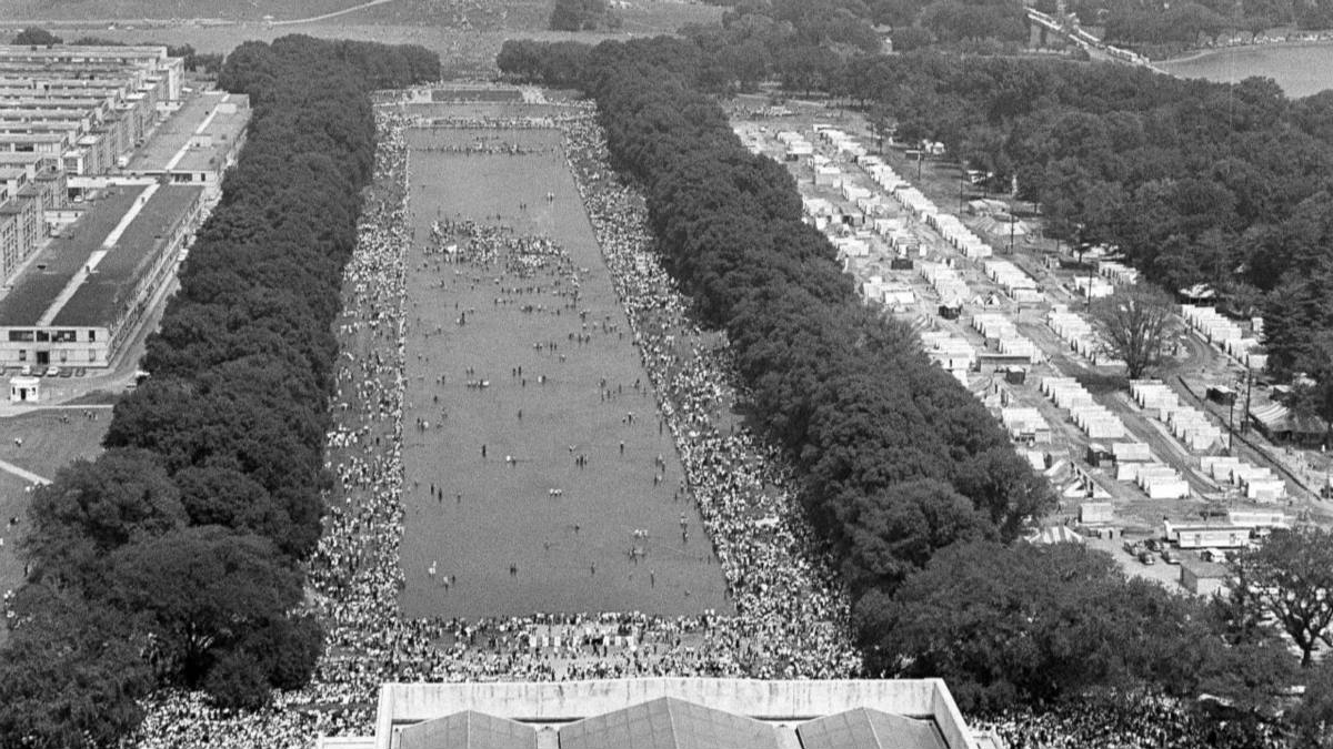 Solve 1968 Poor People's Campaign: Resurection City on the Mall jigsaw ...