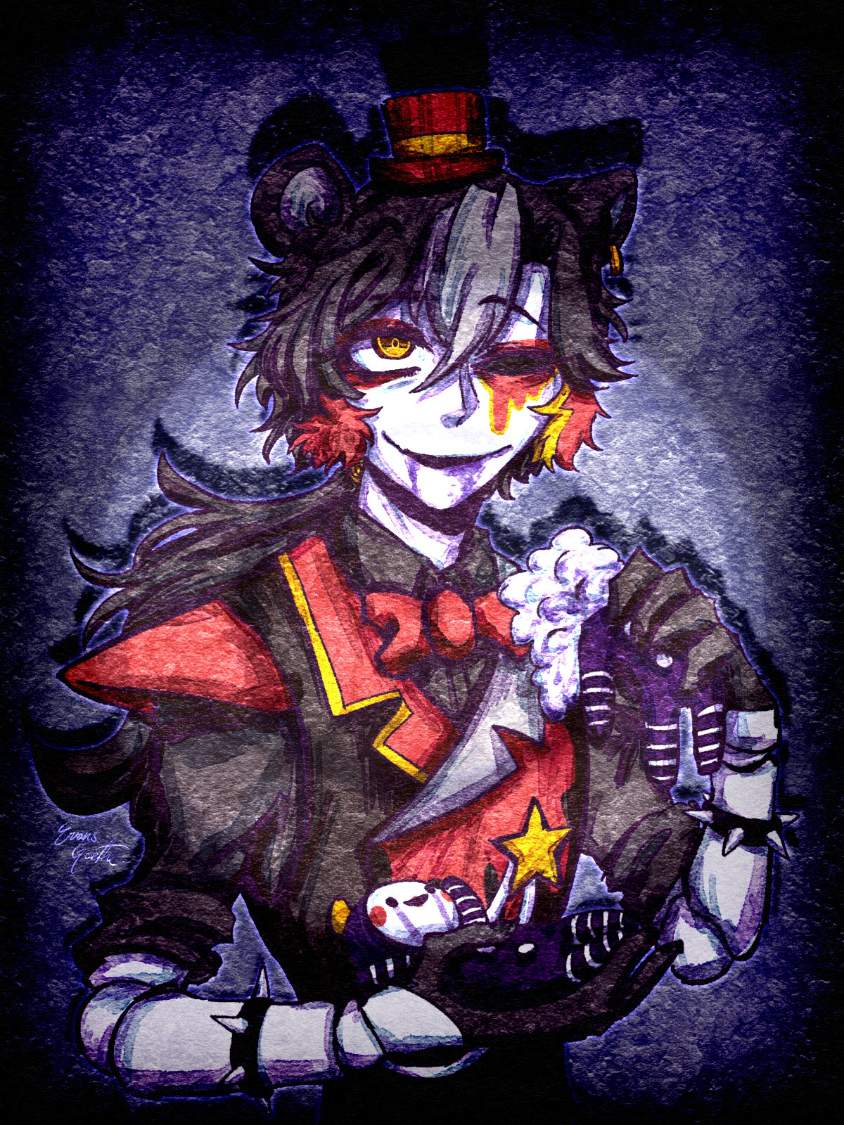 Solve FNAF - 🖇LEFTY🖇 jigsaw puzzle online with 48 pieces
