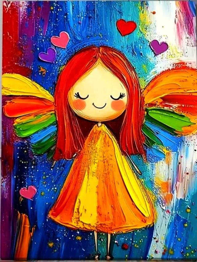 Solve Angel jigsaw puzzle online with 63 pieces