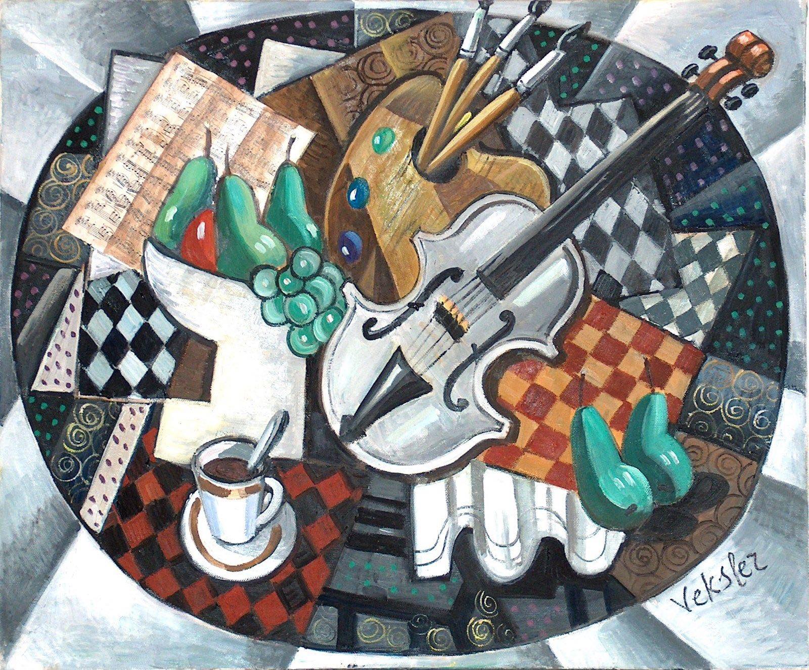 Solve Cubism jigsaw puzzle online with 168 pieces