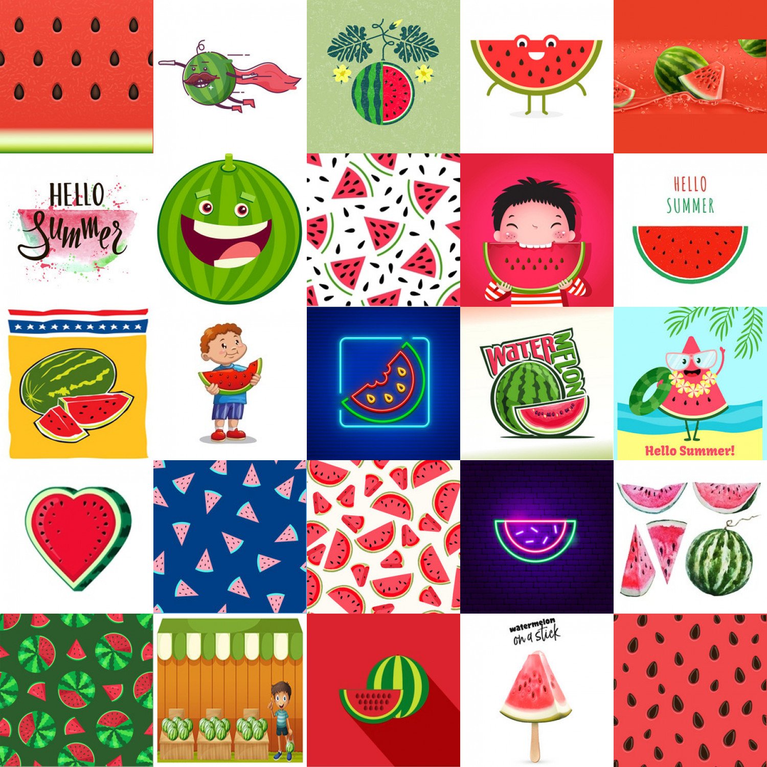 Solve Watermelon 2 jigsaw puzzle online with 81 pieces