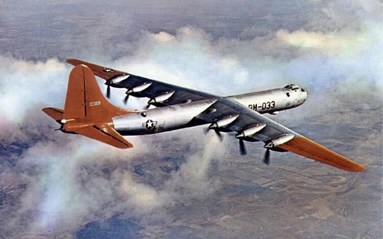 Solve The Convair B-36 "Peacemaker" jigsaw puzzle online with 60 pieces
