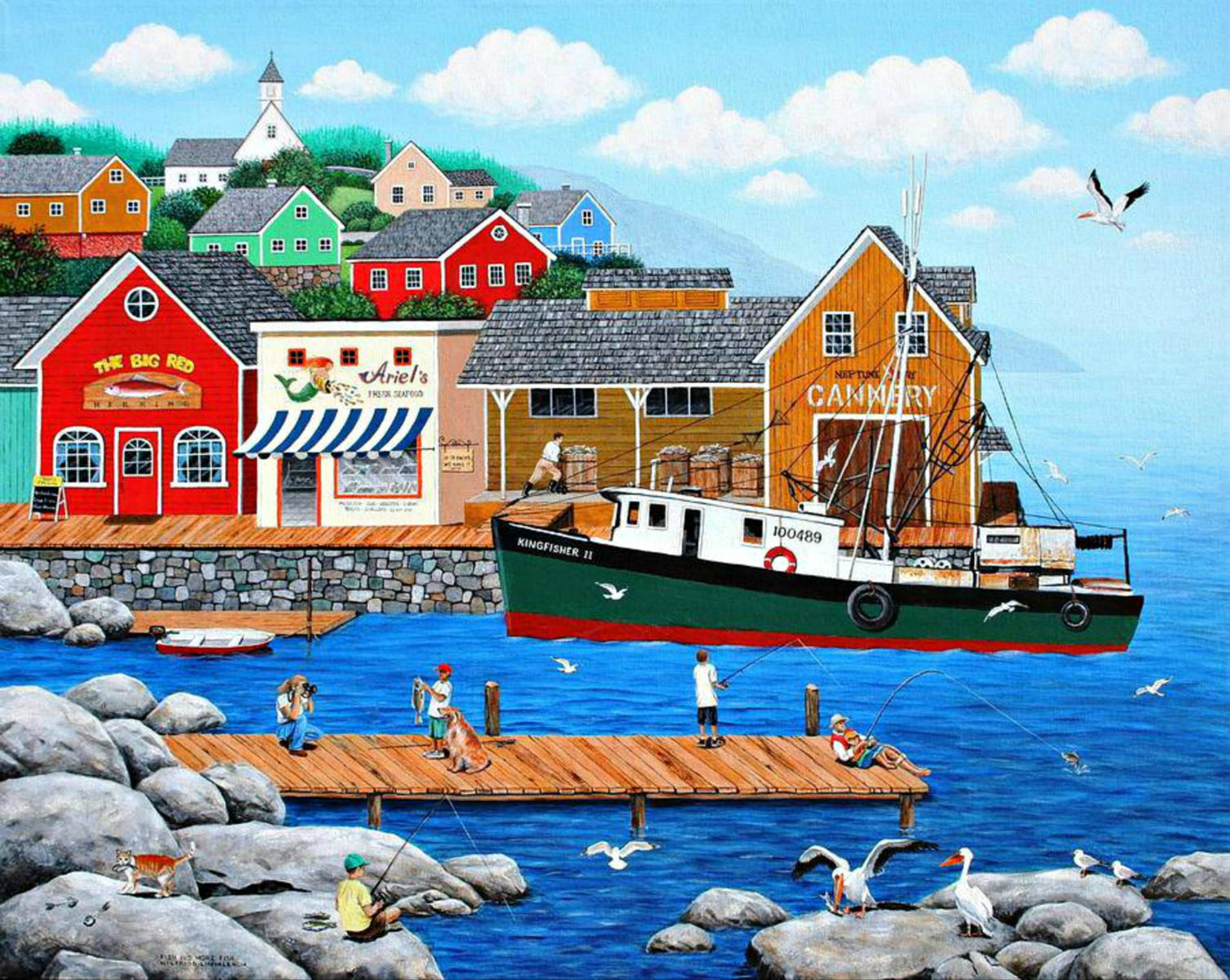 Solve Fish And More Fish jigsaw puzzle online with 414 pieces