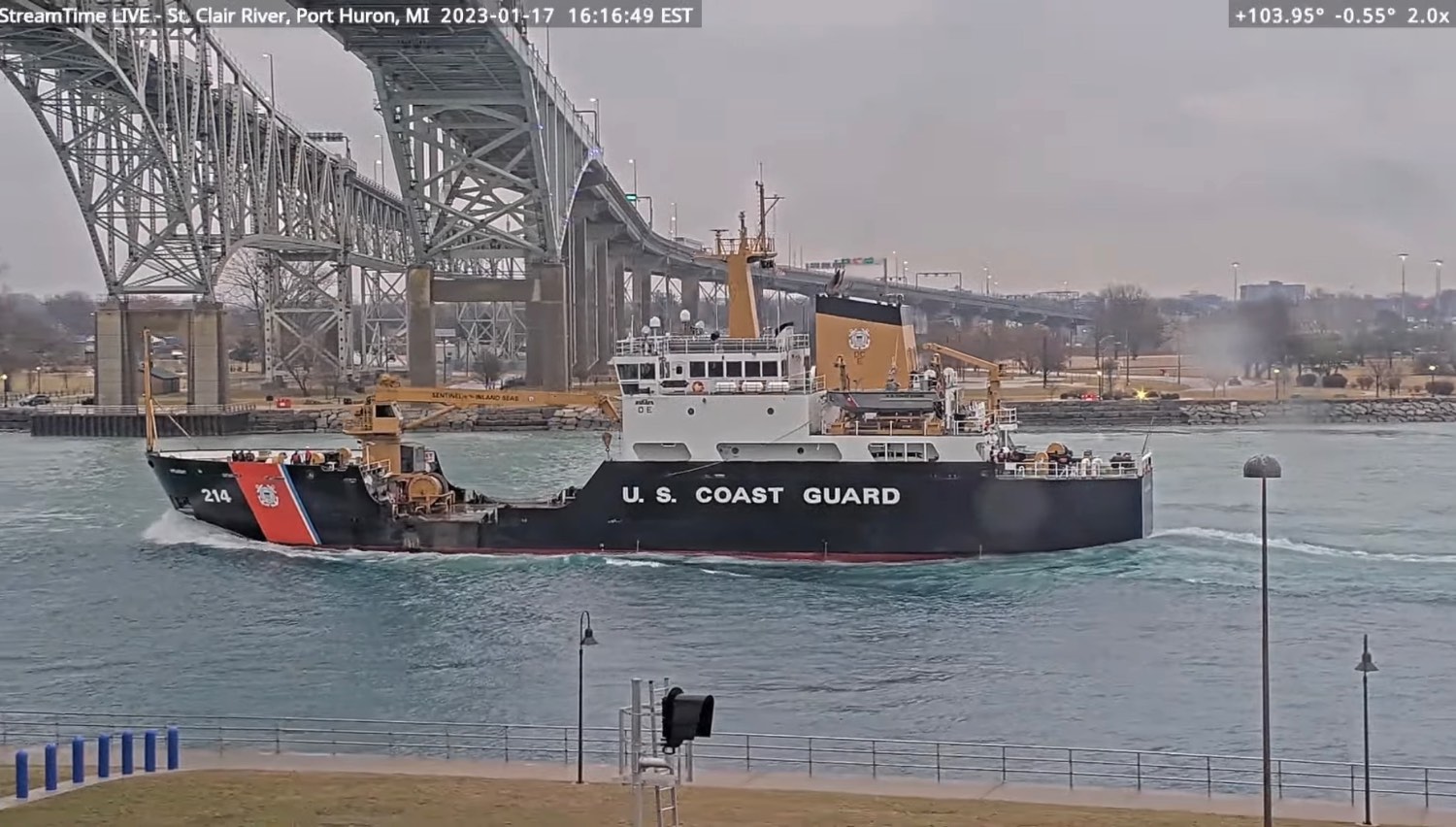 Solve USCGC Hollyhock, Port Huron, January 17, 2023 jigsaw puzzle ...