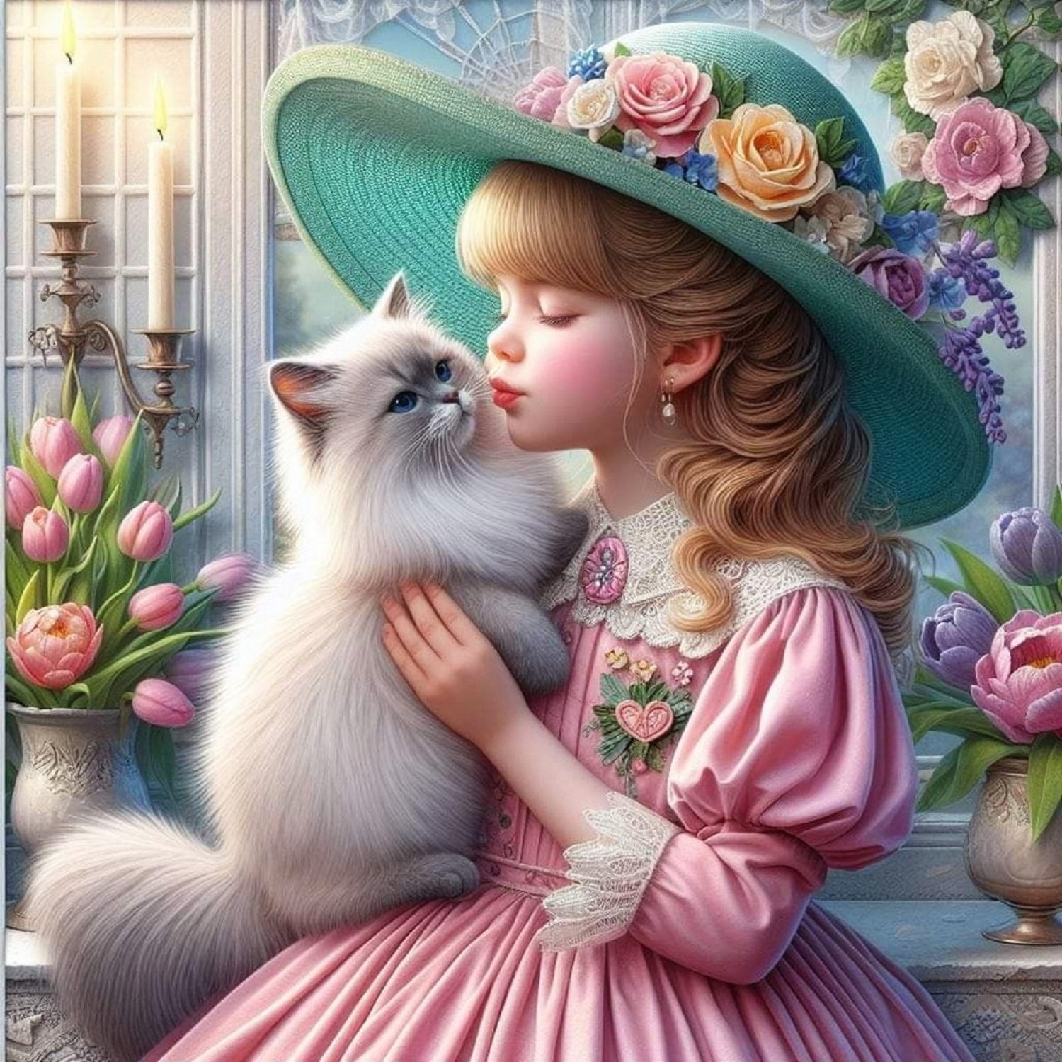 Solve Mon chat adoré jigsaw puzzle online with 361 pieces