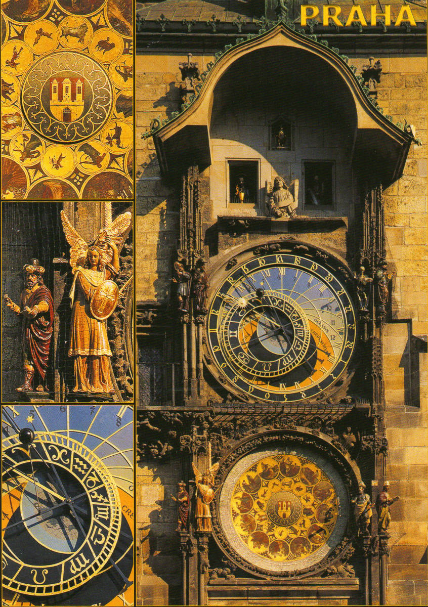 Solve Prague astronomical clock jigsaw puzzle online with 247 pieces