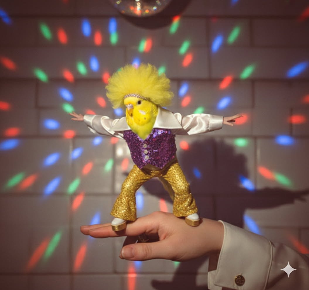 Solve Birdie The Bird jigsaw puzzle online with 9 pieces