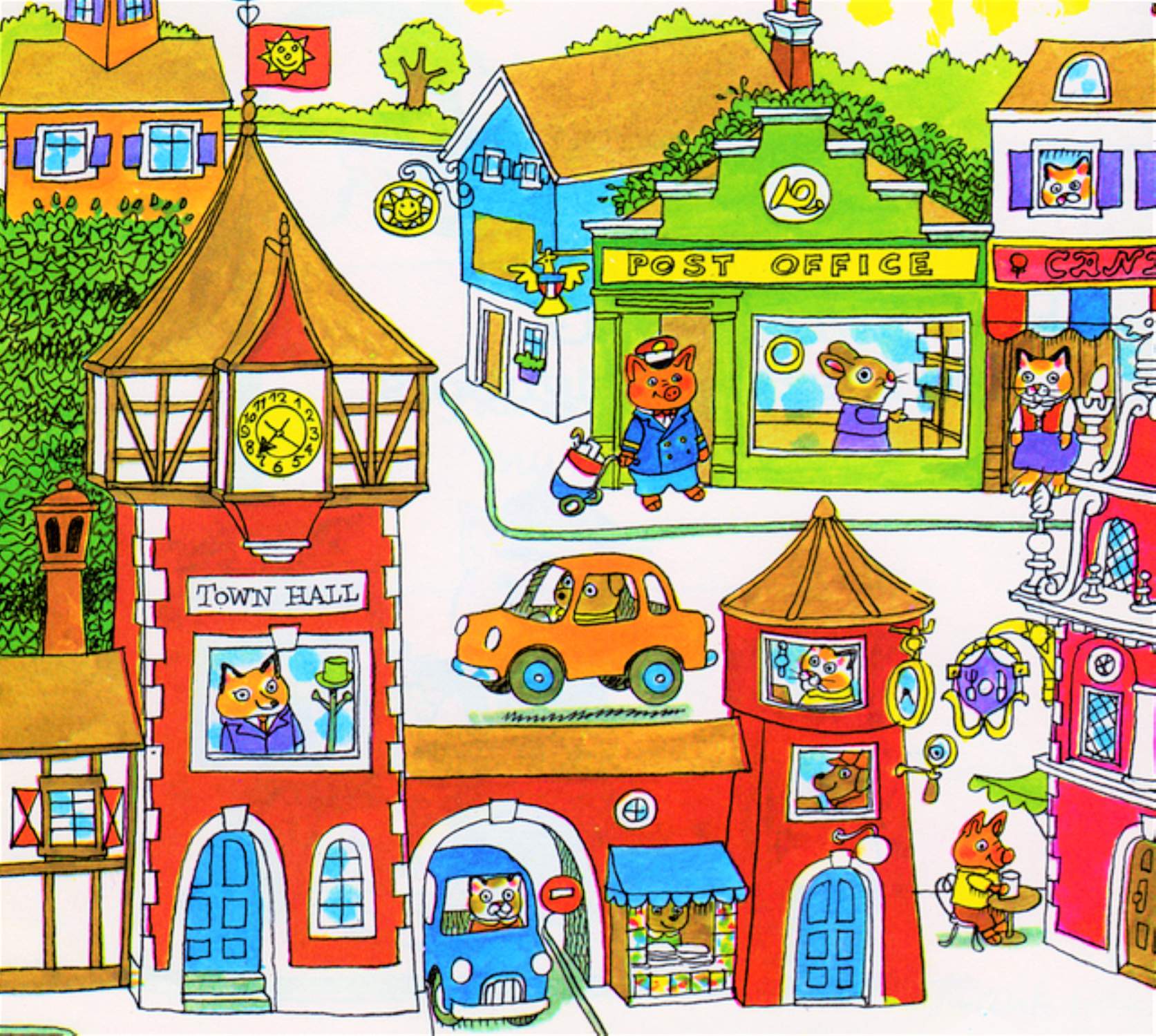 Jigsaw Puzzle | Busy Busy Town | 360 pieces | Jigidi