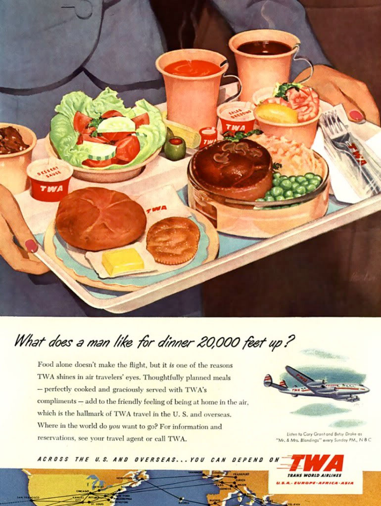 Solve TWA food tray jigsaw puzzle online with 221 pieces