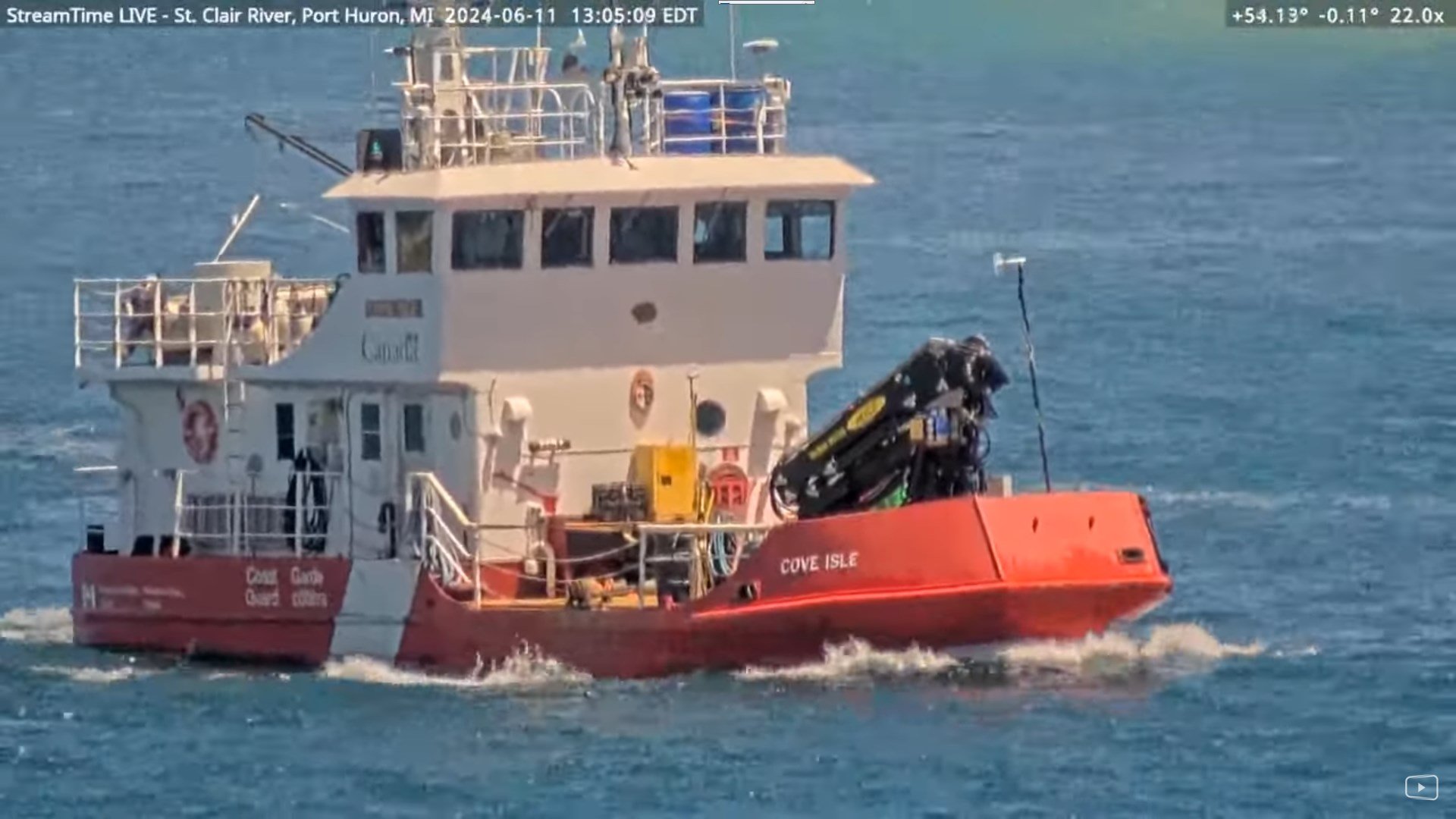 Solve CCGS Cove Isle (CA) - Canadian Coast Guard Buoy Tender - Port ...