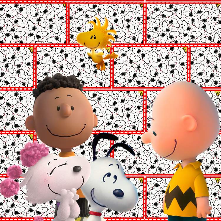 Solve Snoopy jigsaw puzzle online with 9 pieces