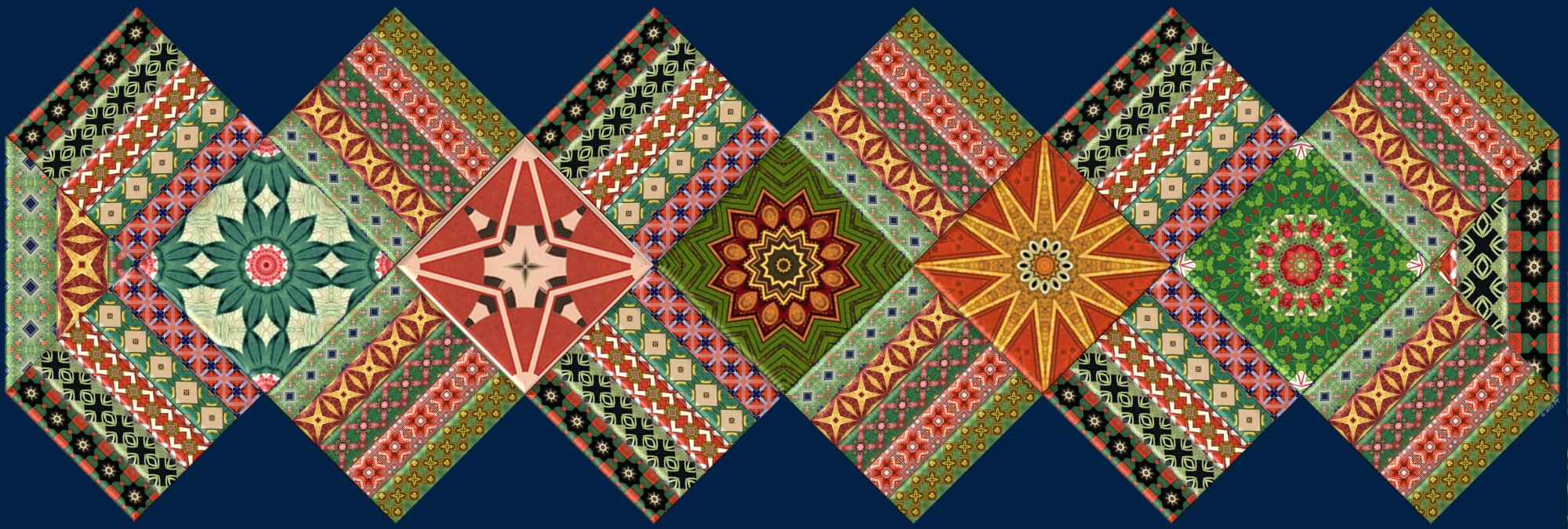 Solve 2025_01 Wrapping Paper Leftovers jigsaw puzzle online with 234 pieces