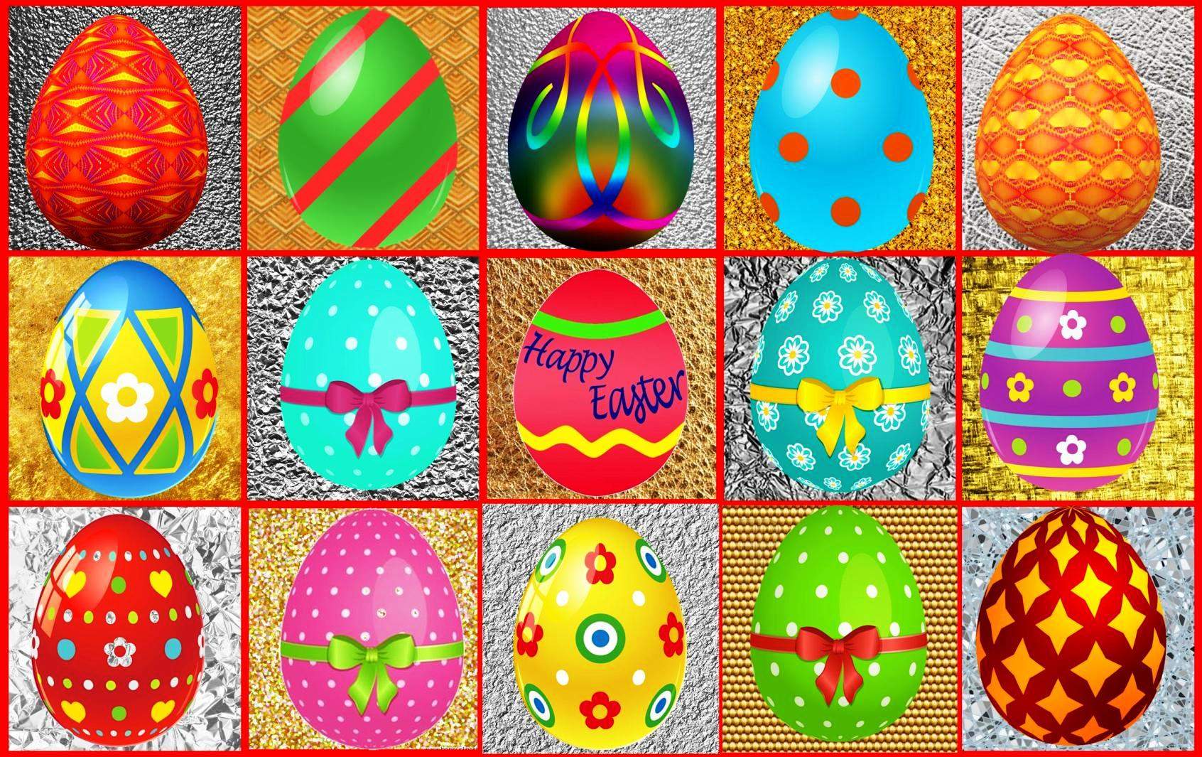 Solve Happy Easter - large jigsaw puzzle online with 176 pieces