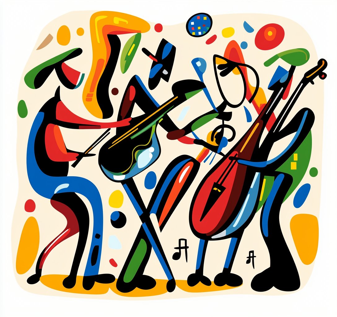 Jigsaw Puzzle | 210 pieces | jazz abstraction | Jigidi