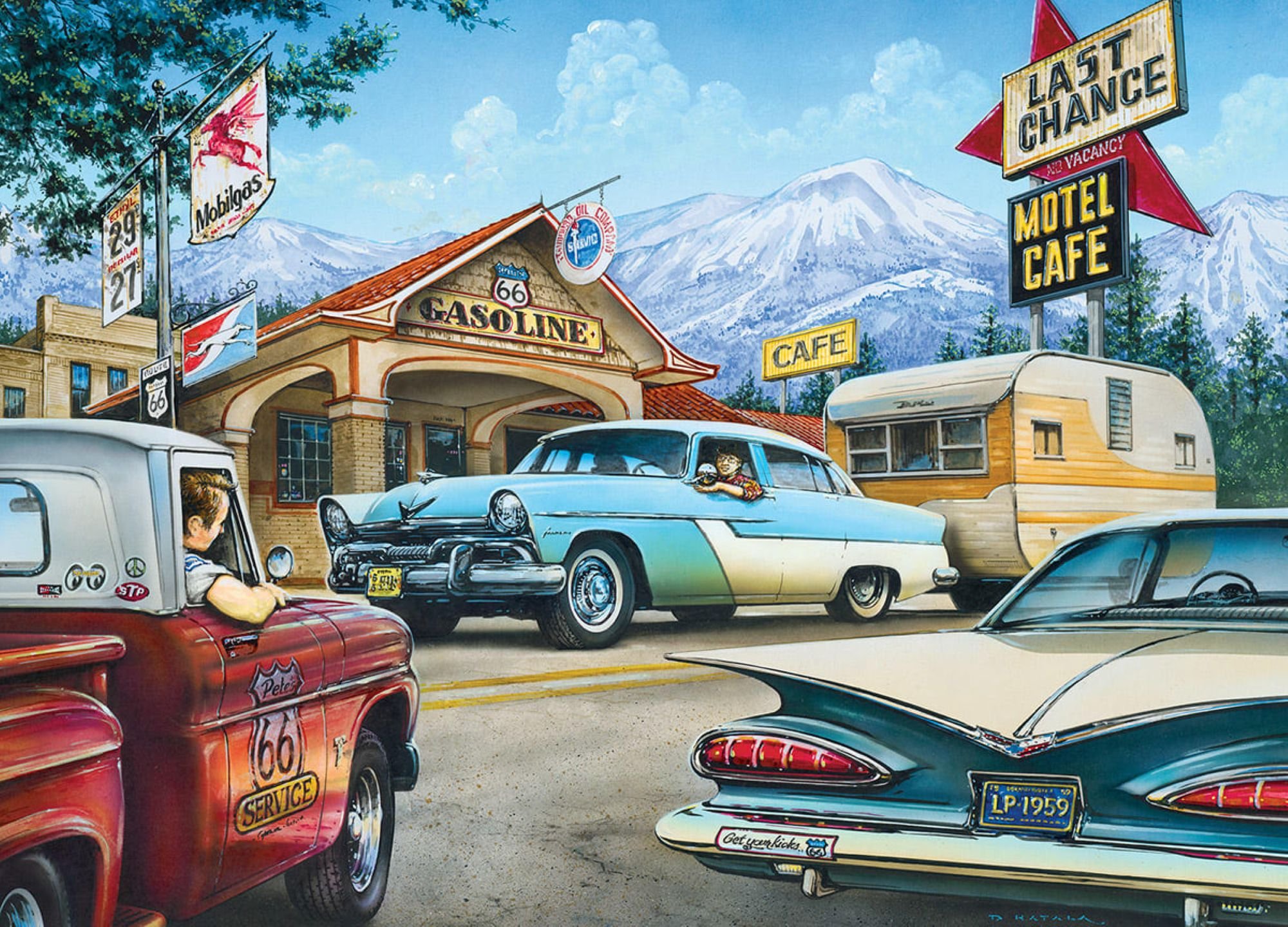 Solve Last Chance Motel jigsaw puzzle online with 88 pieces
