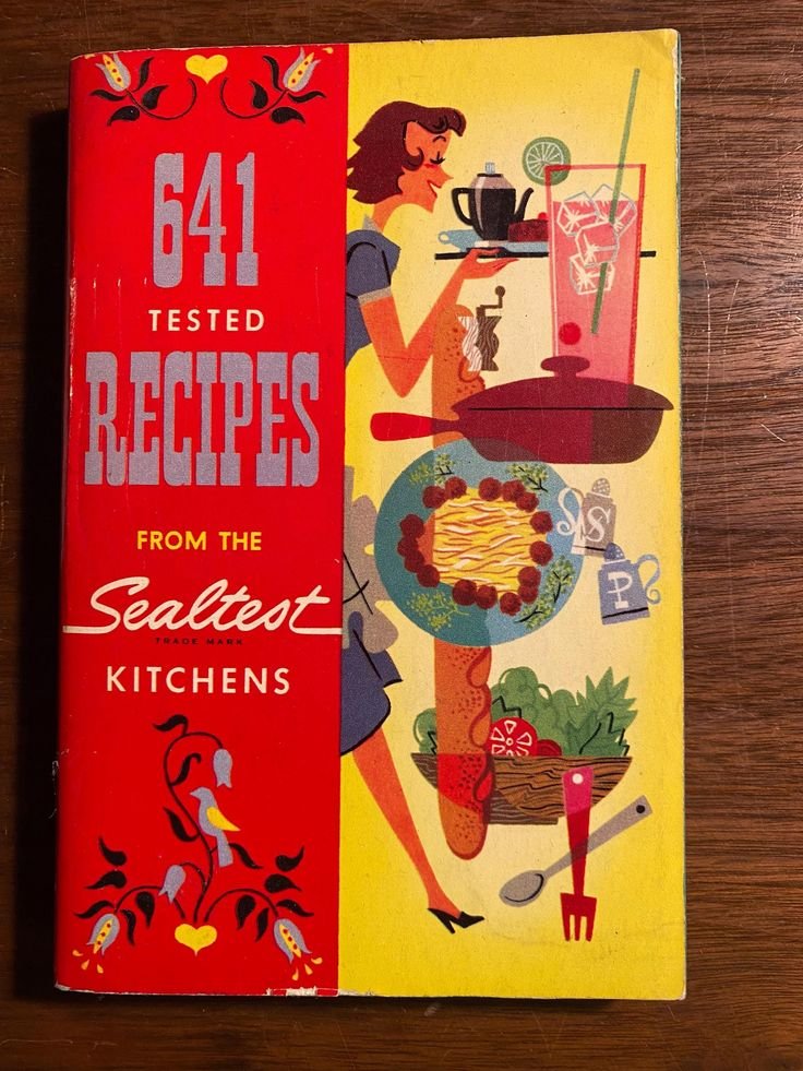 Solve Sealtest Cookbook Cover 1954 jigsaw puzzle online with 88 pieces