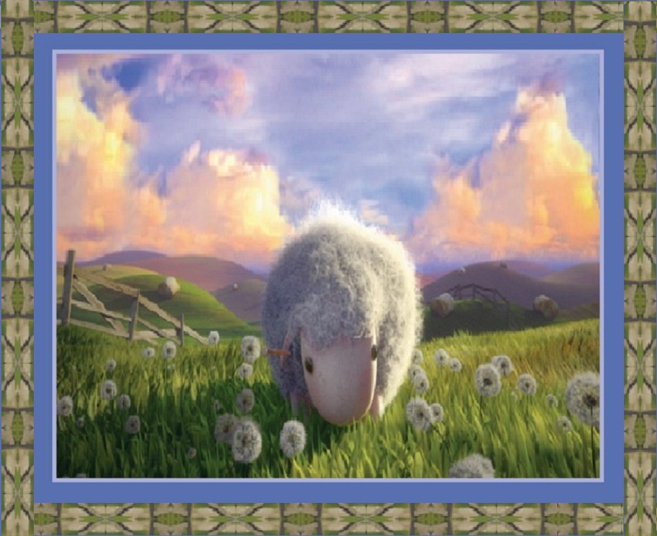 Solve Little Lamb jigsaw puzzle online with 154 pieces