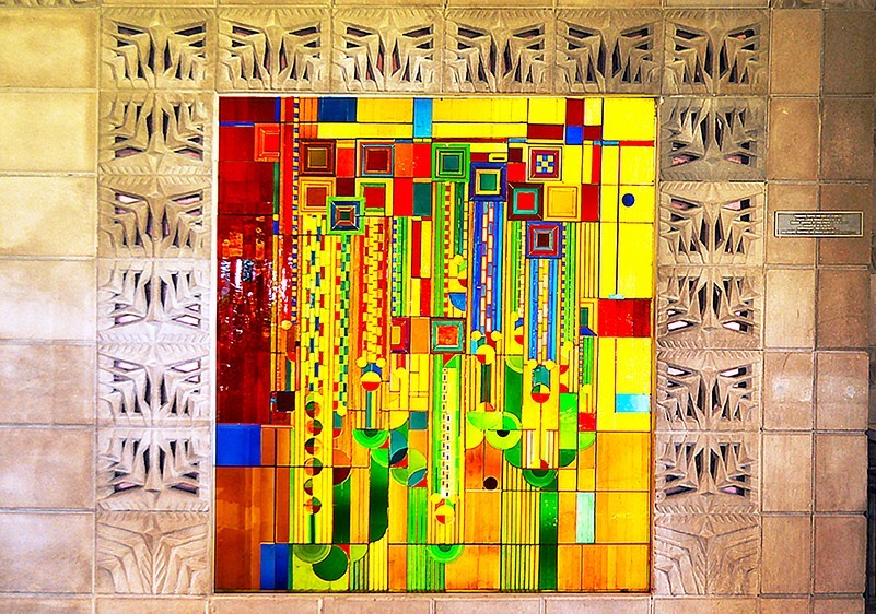 Solve Frank Lloyd Wright Stained Glass Window inside The Arizona ...