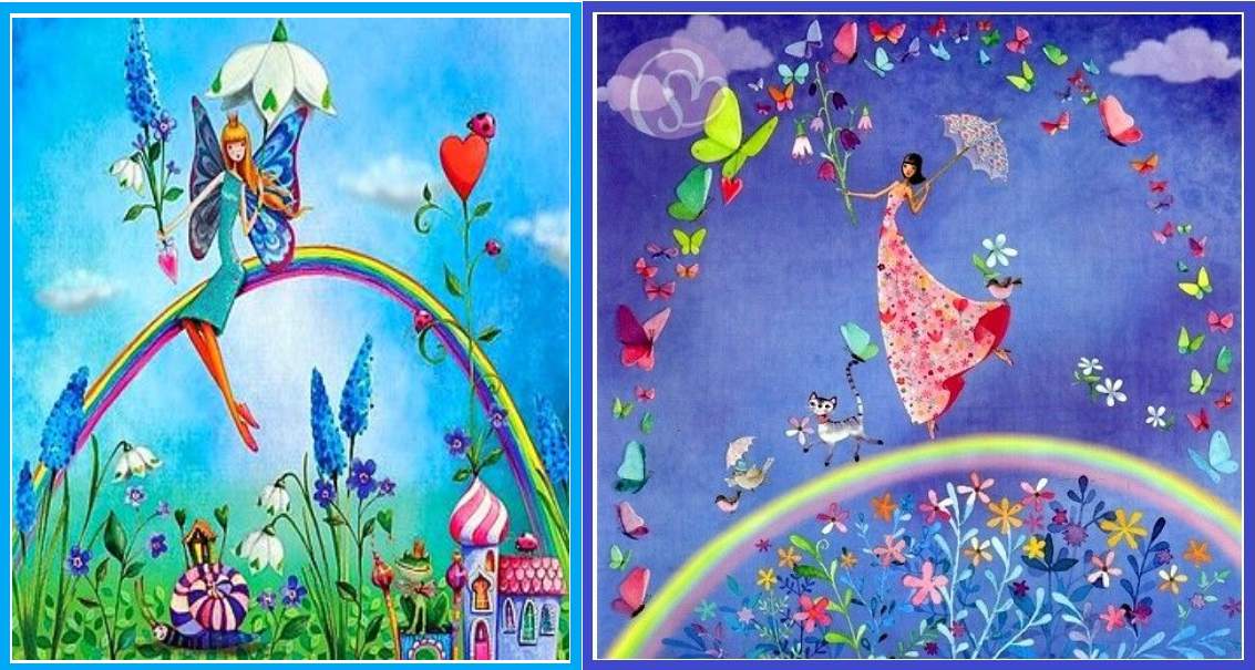 Jigsaw Puzzle | 120 pieces | Rainbow bridges | Jigidi