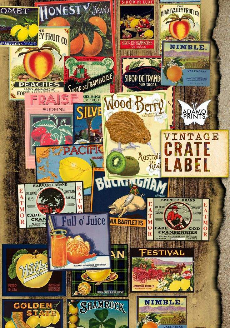 Solve Vintage Labels (1,249) jigsaw puzzle online with 70 pieces