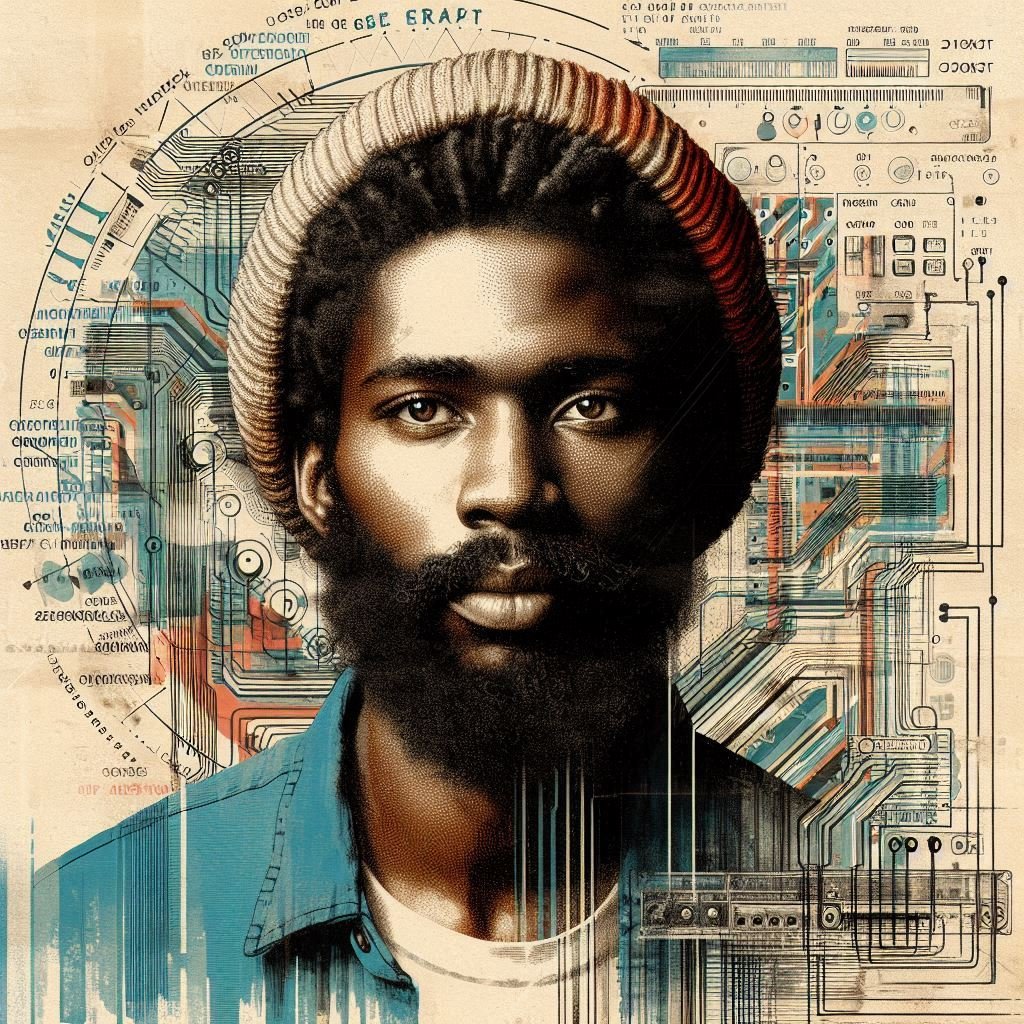 Solve Man and computer jigsaw puzzle online with 144 pieces