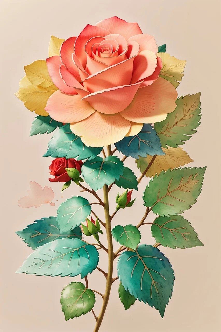 Solve Rose jigsaw puzzle online with 96 pieces