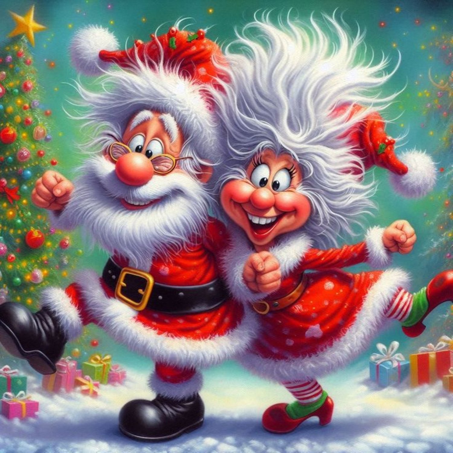 Solve Getting Closer to Christmas Day jigsaw puzzle online with 81 pieces