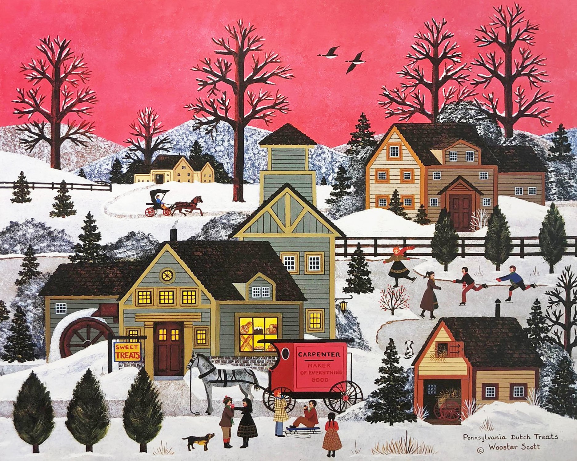 Solve Pennsylvania Dutch Treat jigsaw puzzle online with 357 pieces