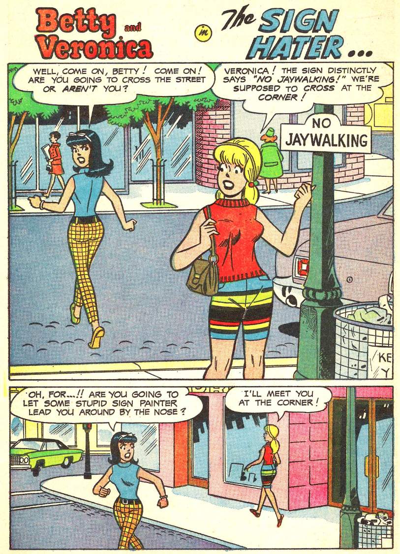 Solve Betty And Veronica: The Sign-Hater jigsaw puzzle online with 63 ...