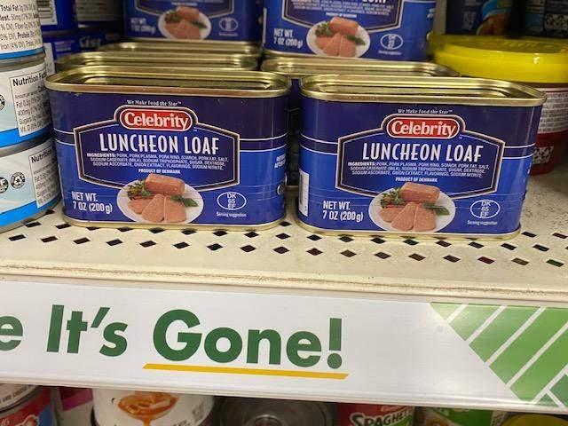 Solve Fake SPAM jigsaw puzzle online with 20 pieces