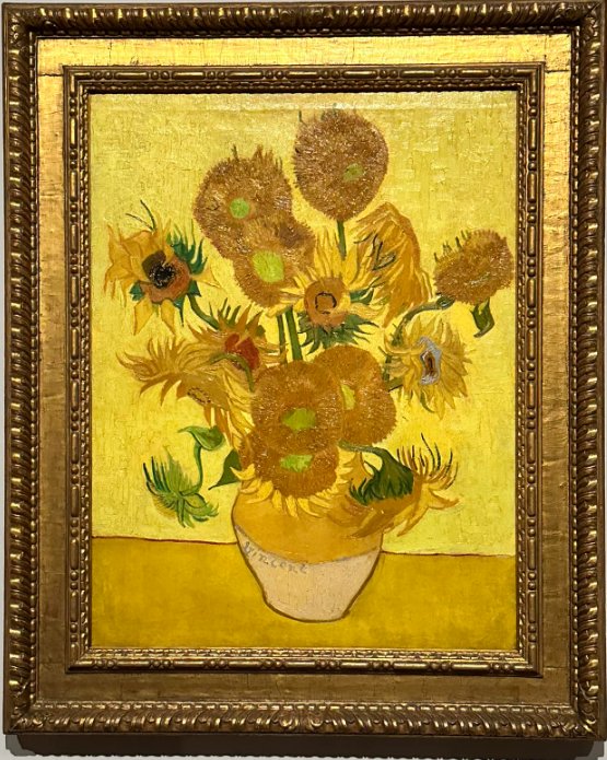 Solve Slnecnice Vincent van Gogh 281 jigsaw puzzle online with 42 pieces