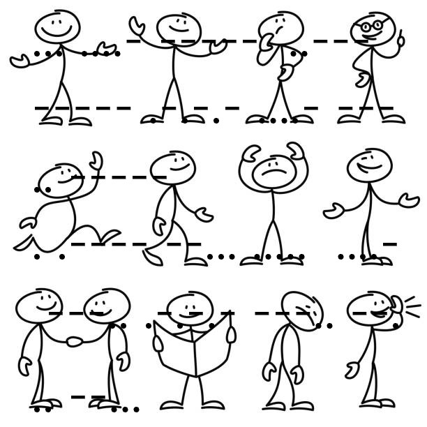 Solve stickman 1 jigsaw puzzle online with 81 pieces
