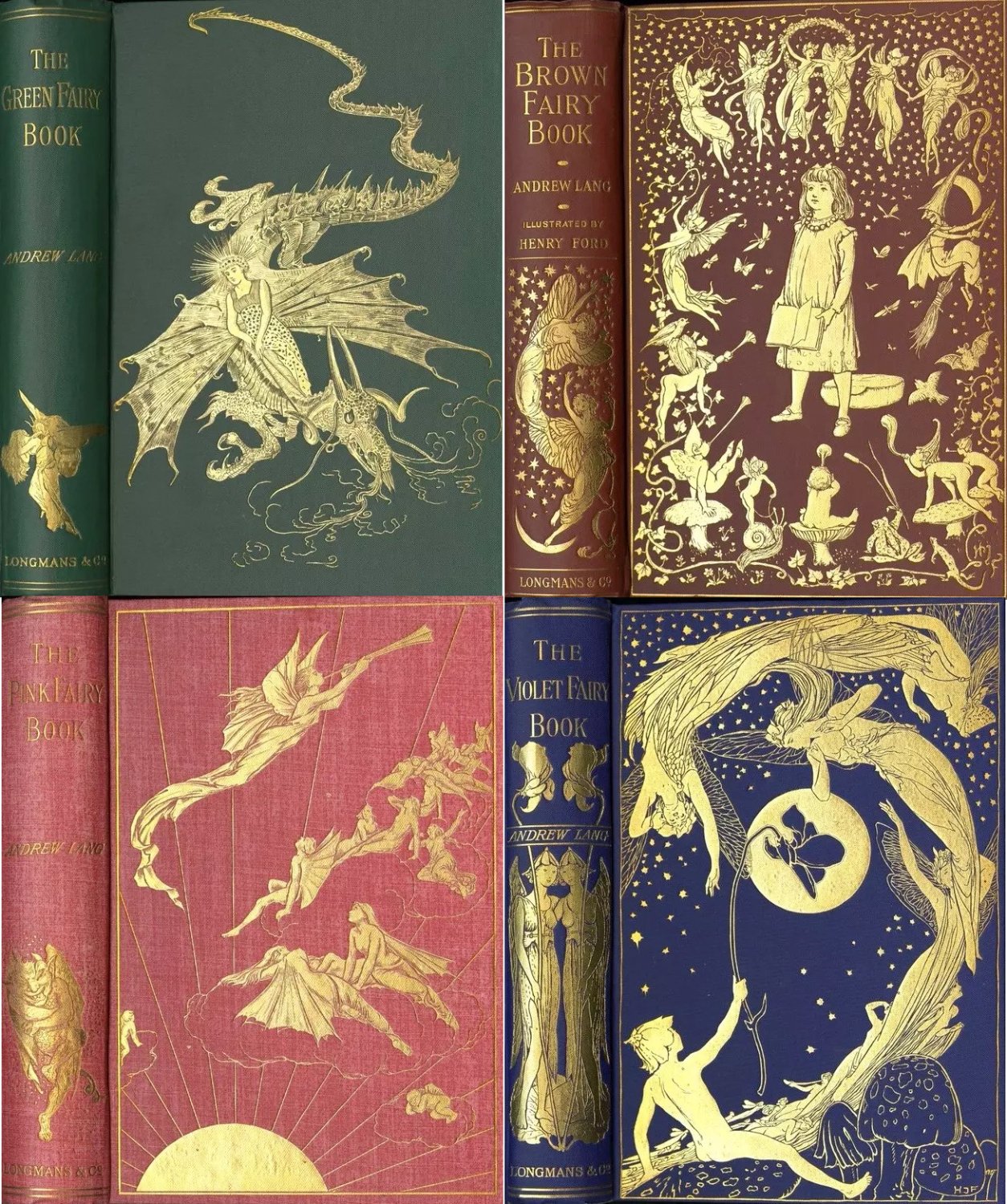 Solve Langs' Fairy book covers jigsaw puzzle online with 120 pieces