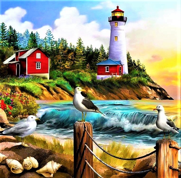 Jigsaw Puzzle | 81 pieces | Lighthouse | Jigidi