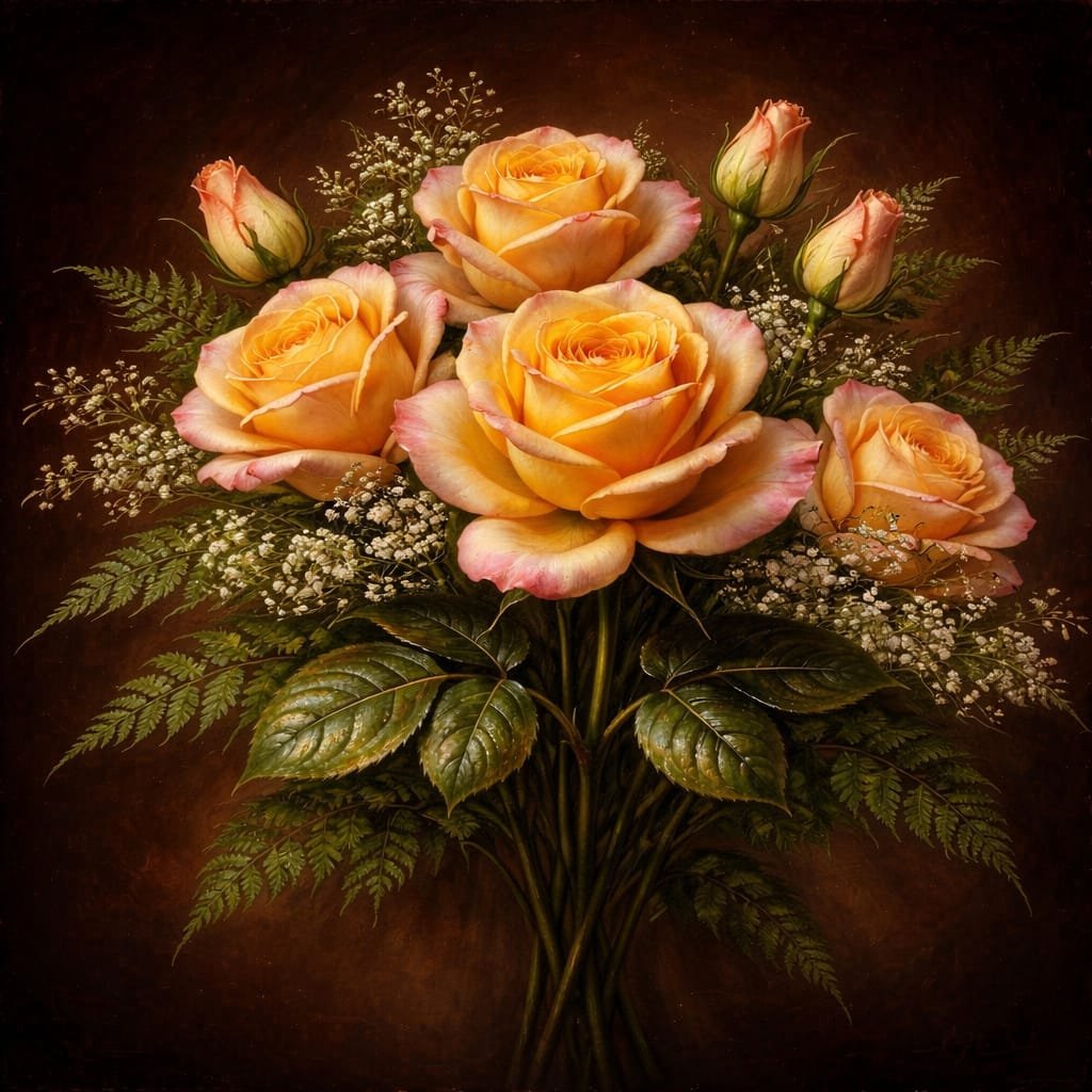Jigsaw Puzzle | 64 pieces | Peace Roses | Jigidi