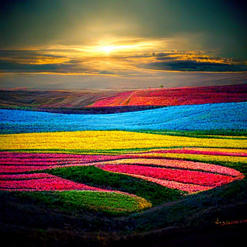 Solve flower fields jigsaw puzzle online with 169 pieces