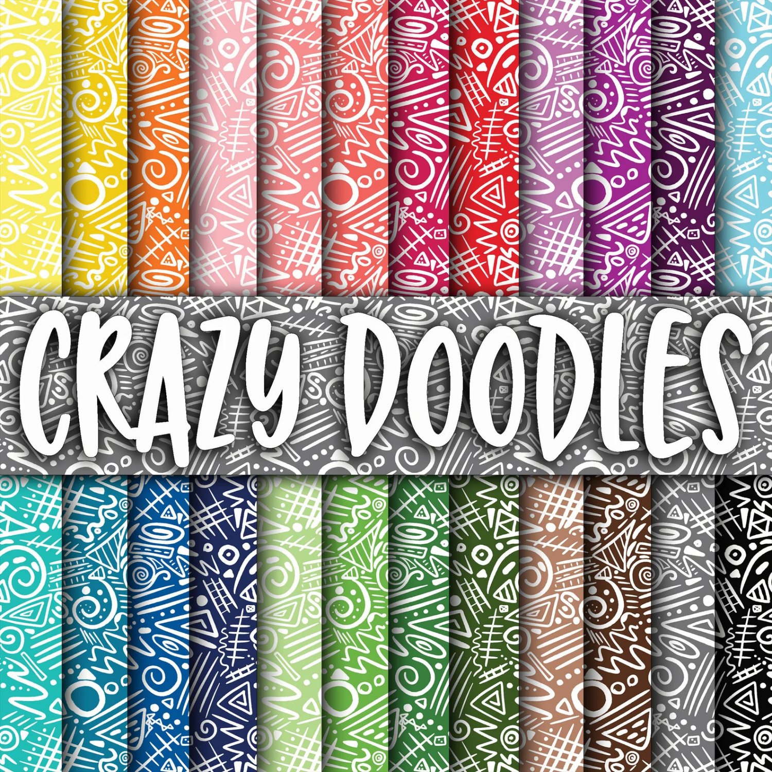 Solve Crazy Doodles jigsaw puzzle online with 81 pieces