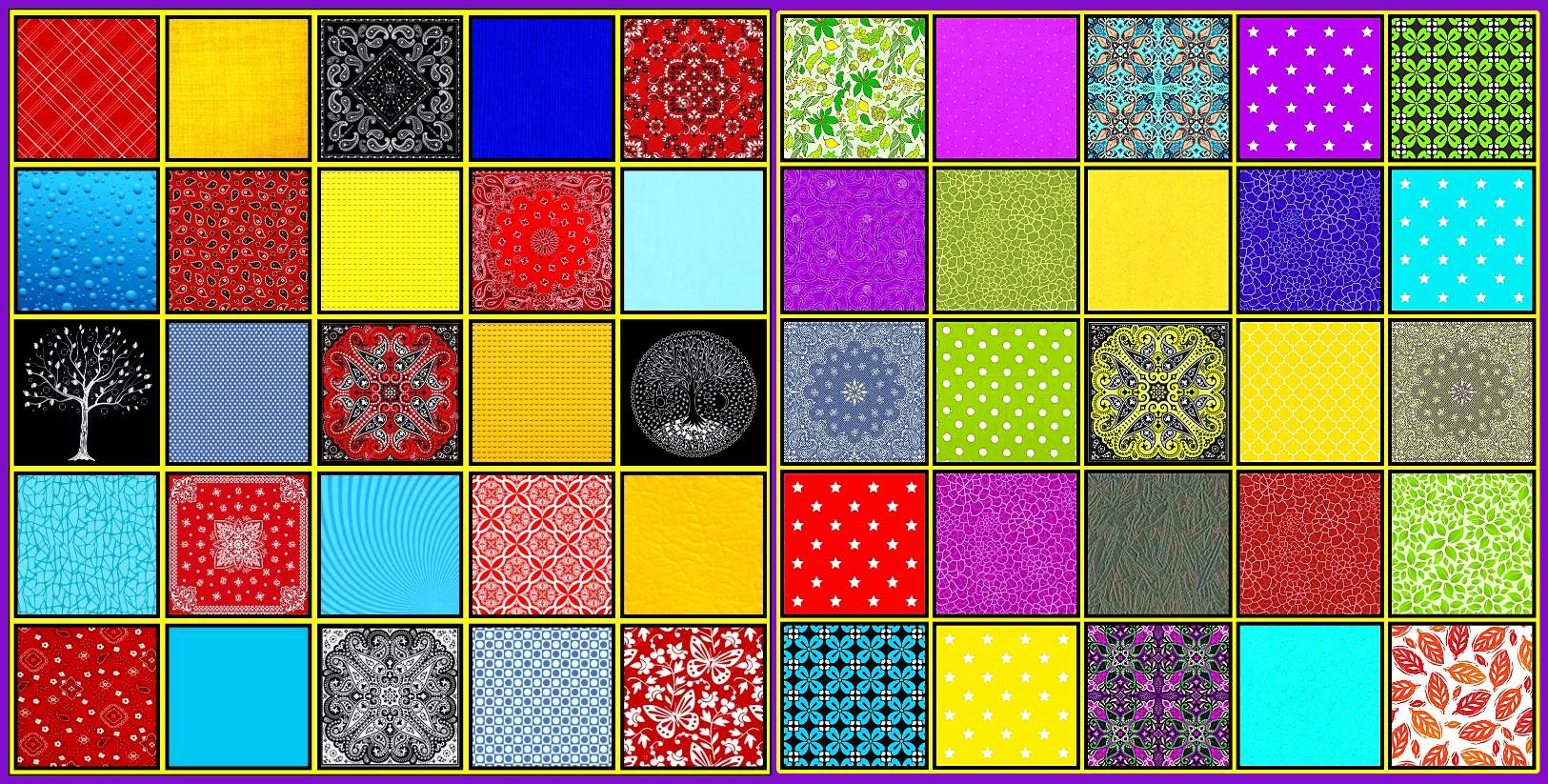 Solve Remix Textures Abstract jigsaw puzzle online with 91 pieces