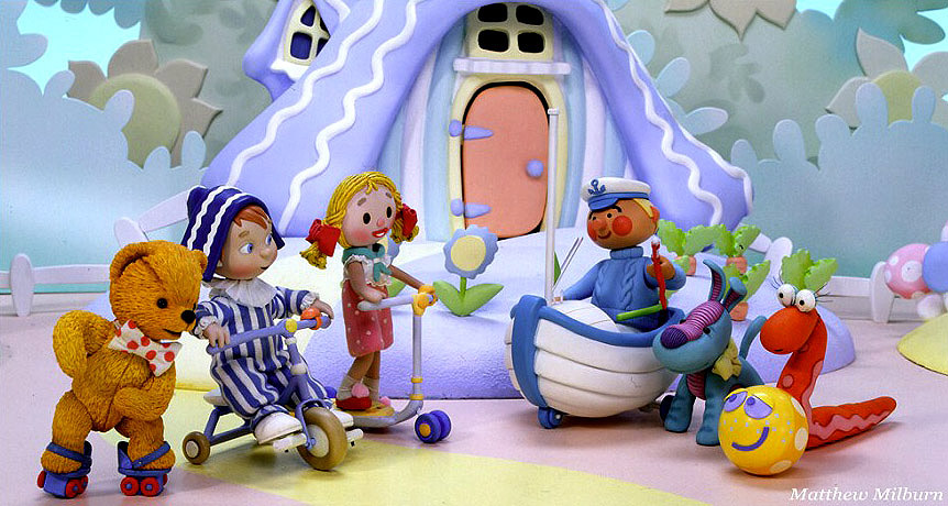 Solve Andy Pandy and friends jigsaw puzzle online with 45 pieces