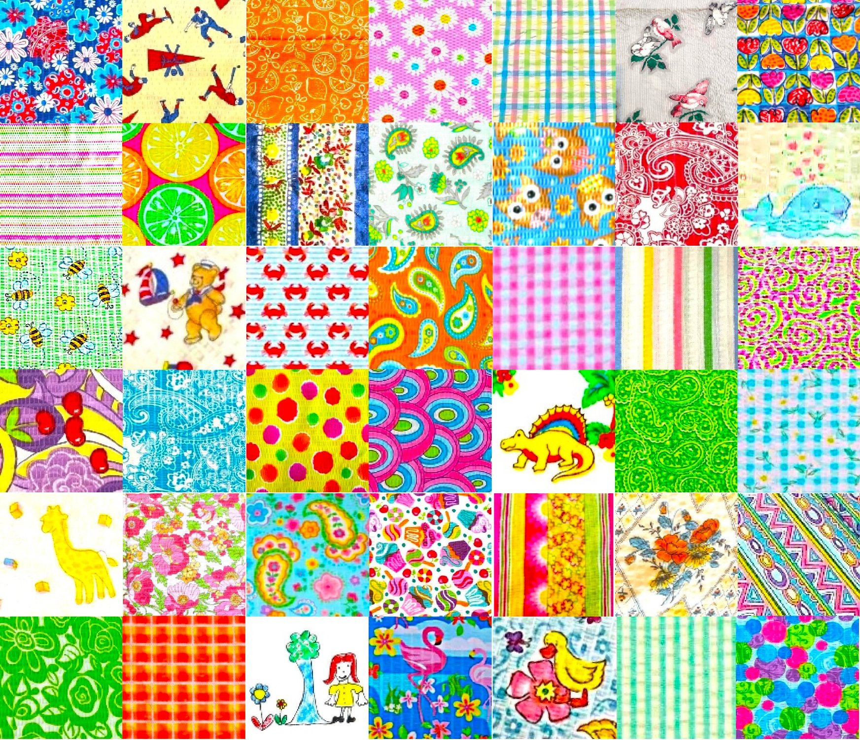 Solve PATCHWORK SEERSUCKER 14 jigsaw puzzle online with 255 pieces