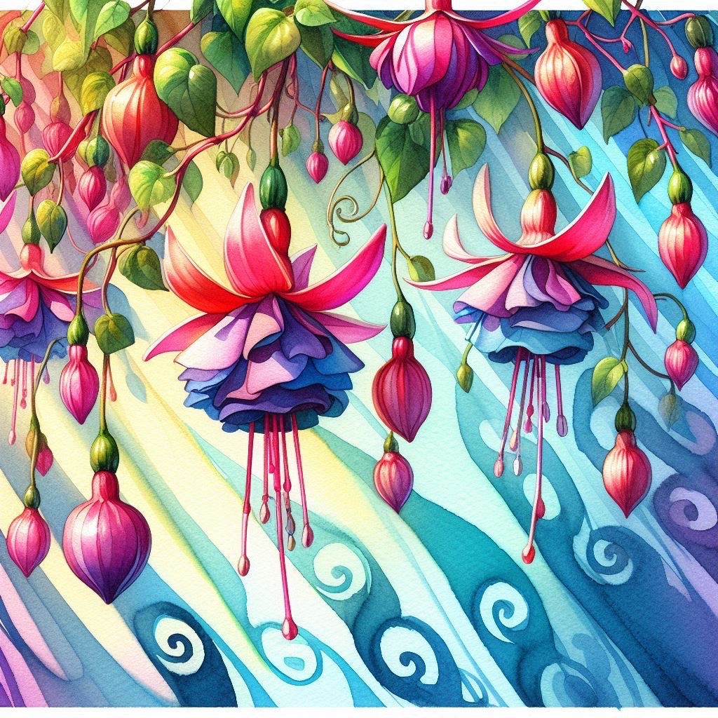 Solve Droopy blooms jigsaw puzzle online with 81 pieces