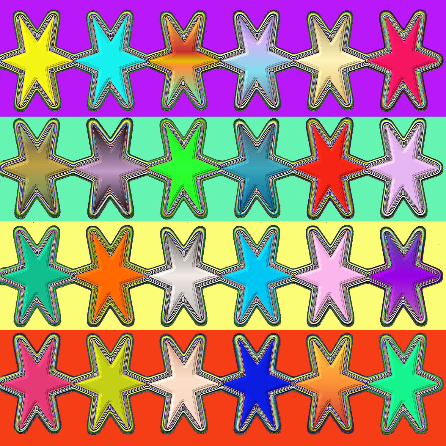 Solve TIN STARS jigsaw puzzle online with 100 pieces