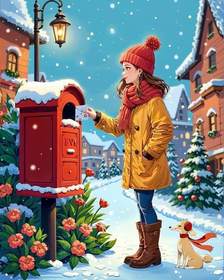 Jigsaw Puzzle | 195 pieces | L'envoi du courrier | Jigidi