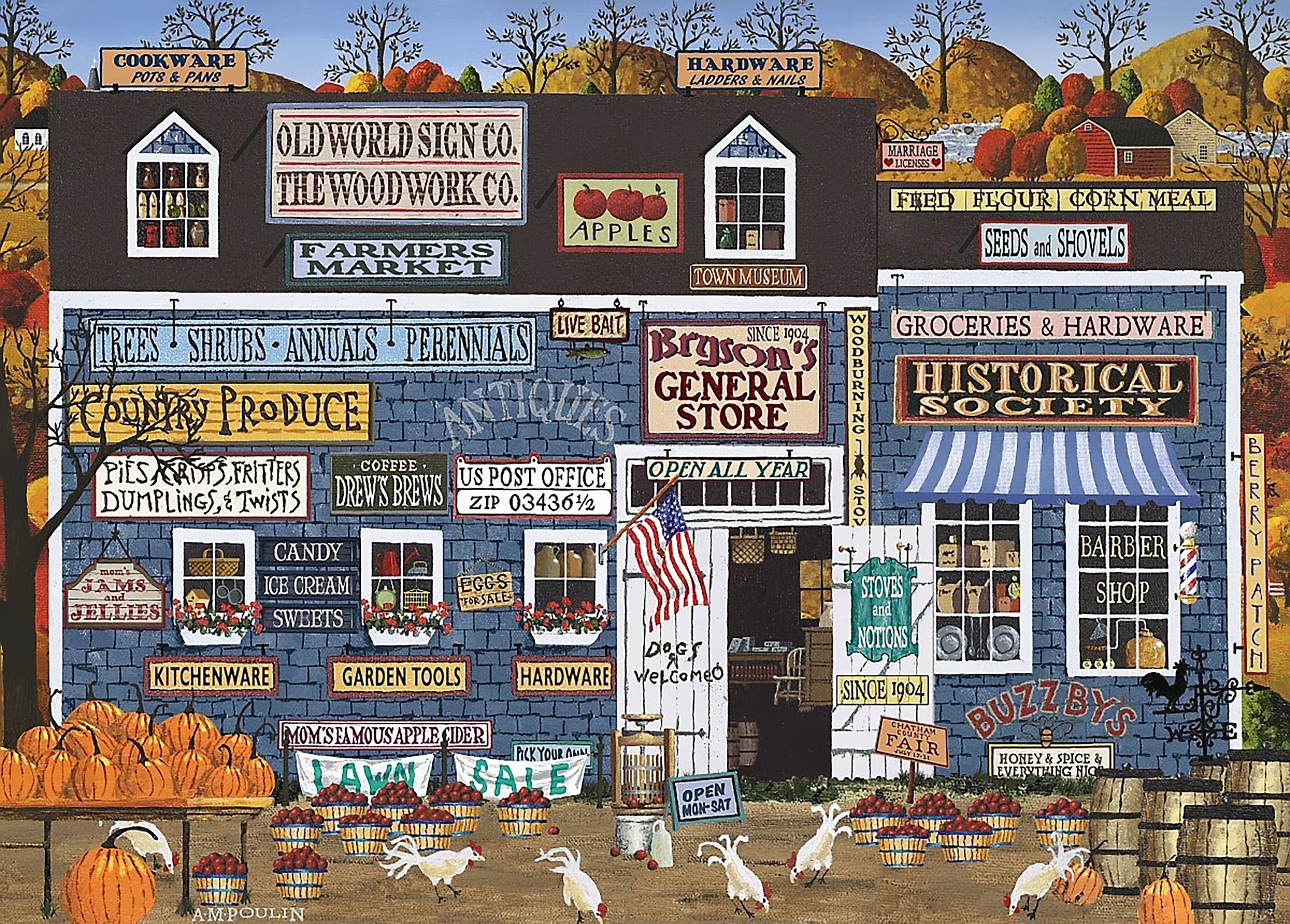 Solve Bryson's General Store jigsaw puzzle online with 352 pieces