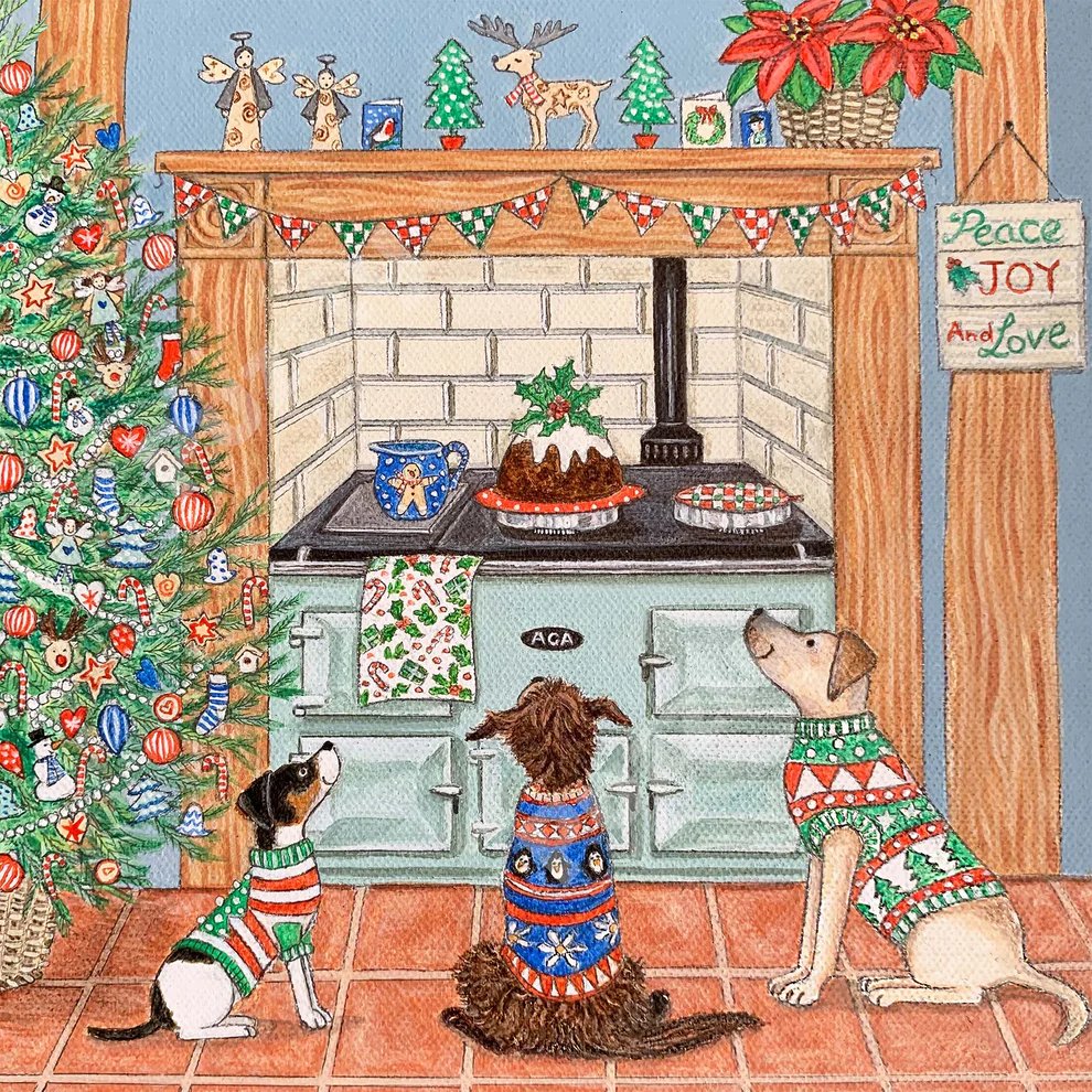 Solve All Hail the Christmas Pudding jigsaw puzzle online with 256 pieces