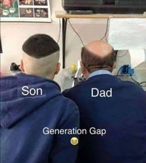 Solve Generation Gap jigsaw puzzle online with 20 pieces