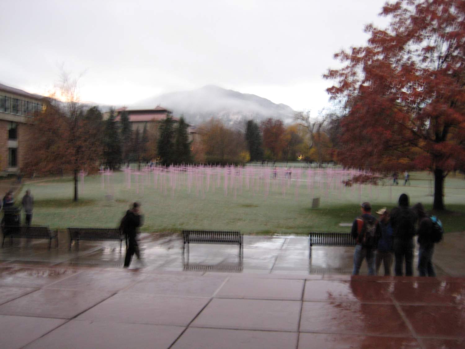 Solve CU Boulder Quad from Norlin Steps jigsaw puzzle online with 88 pieces