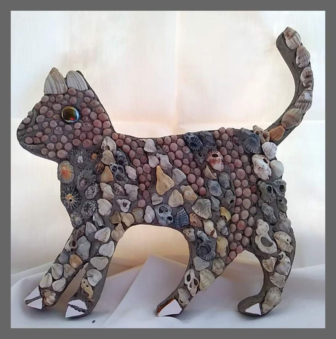Jigsaw Puzzle | "Shelly" the mosaic cat | 36 pieces | Jigidi