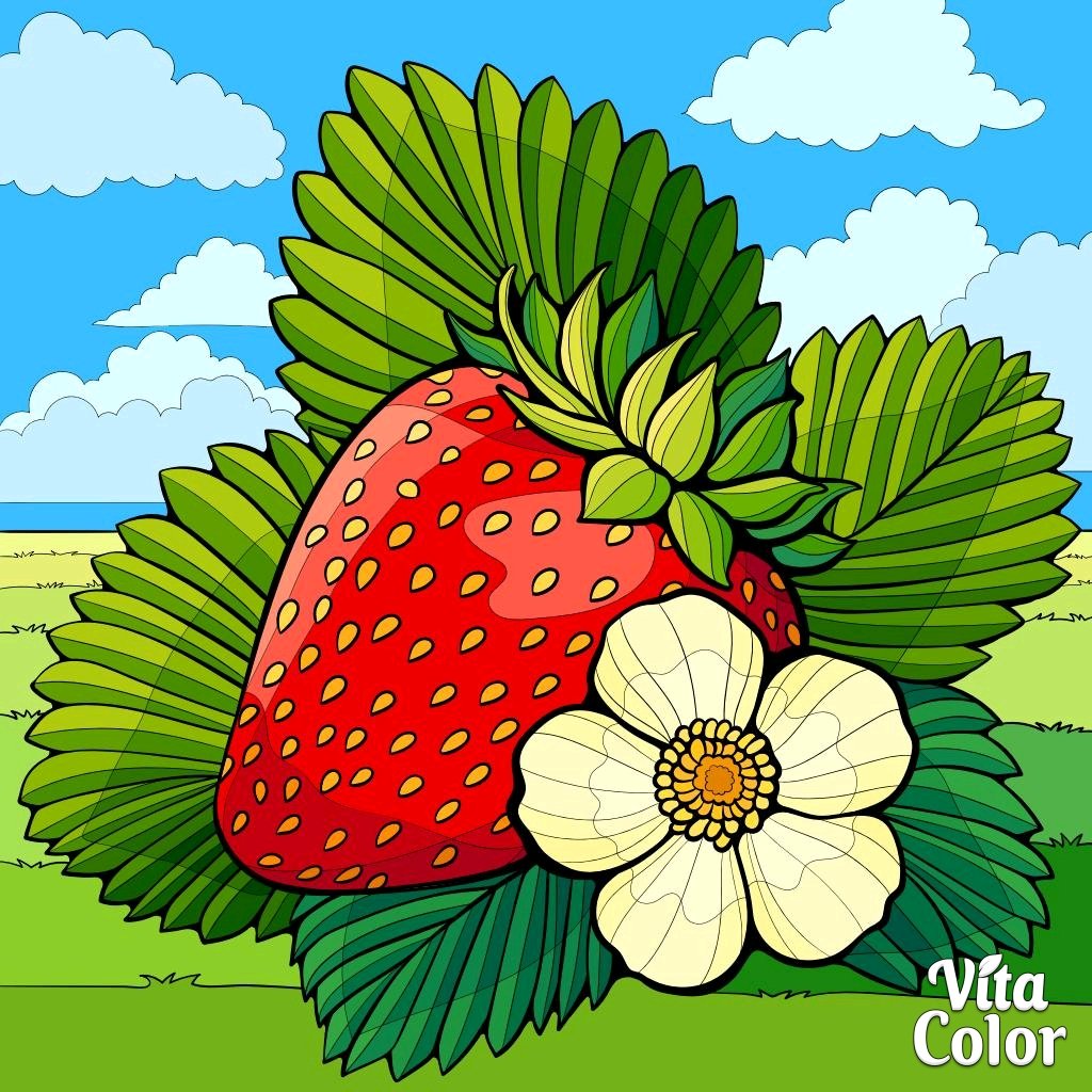 Jigsaw Puzzle | 9 pieces | Strawberry time . . . . . | Jigidi